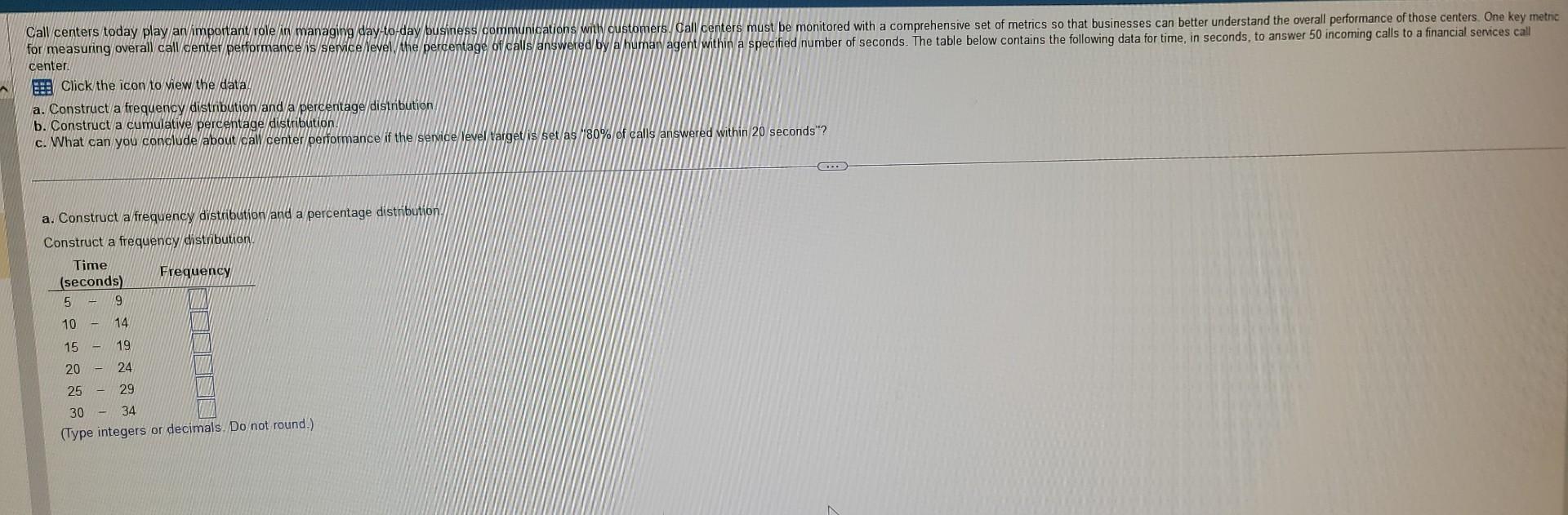 Solved center. Click the icon to yiew the data. a. Construct | Chegg.com