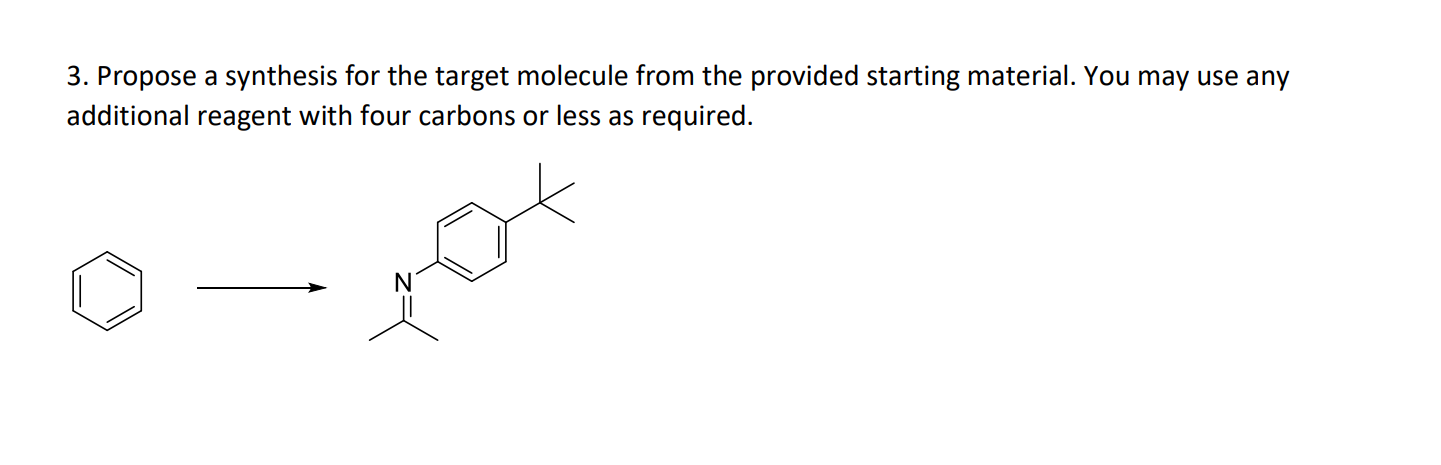 Solved Propose a synthesis for the target molecule from the | Chegg.com