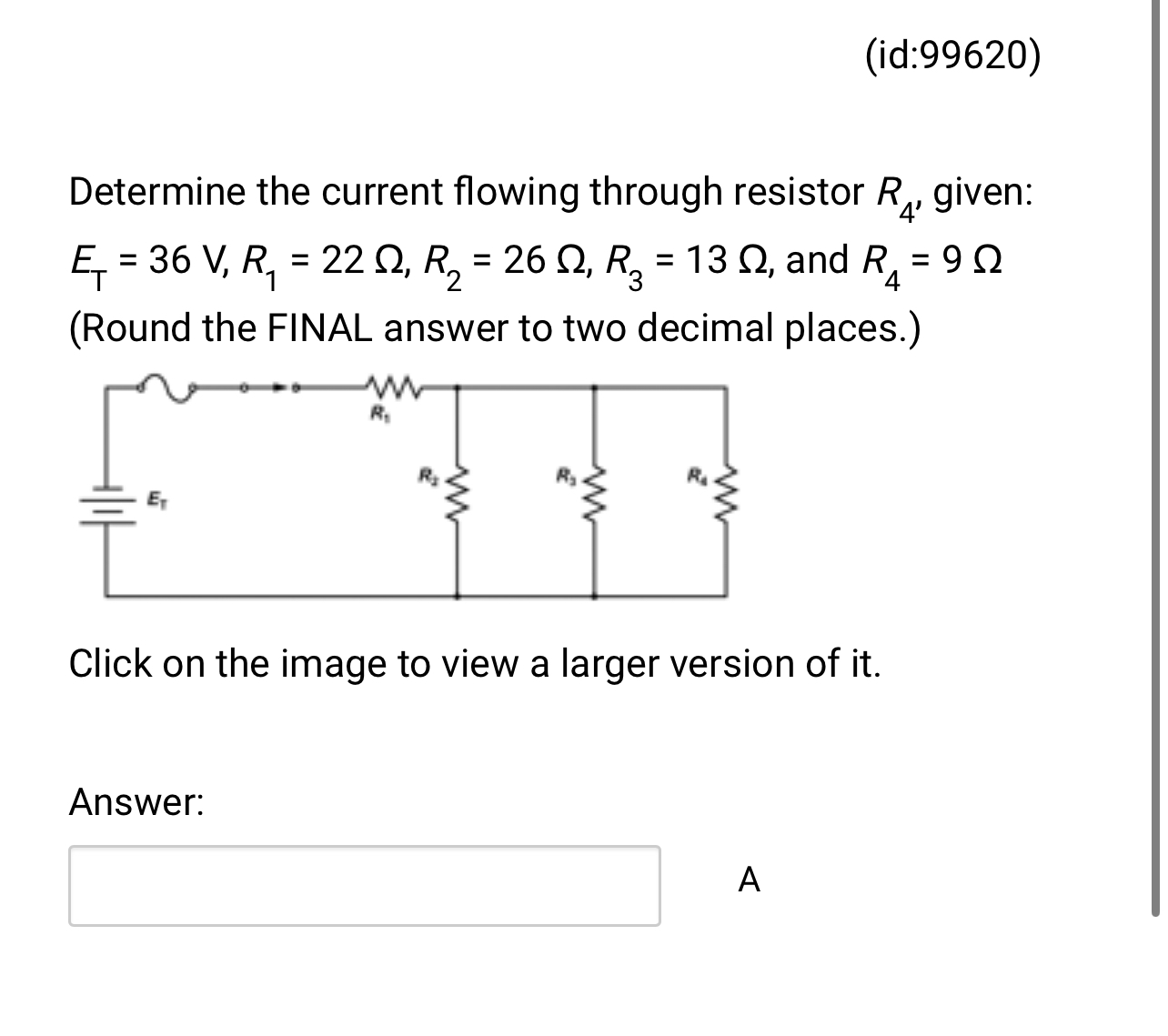 Solved Determine the current flowing through resistor R4, | Chegg.com