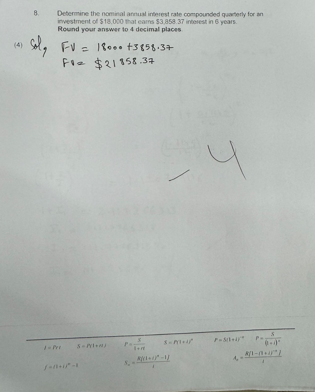 Solved Determine the nominal annual interest rate compounded | Chegg.com