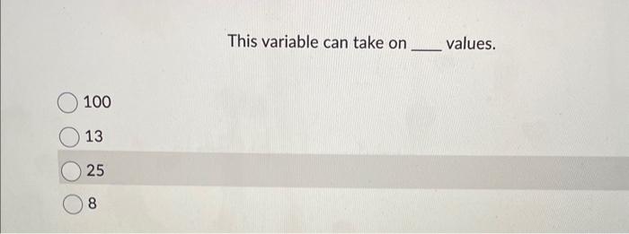 Solved This variable can take on values. | Chegg.com