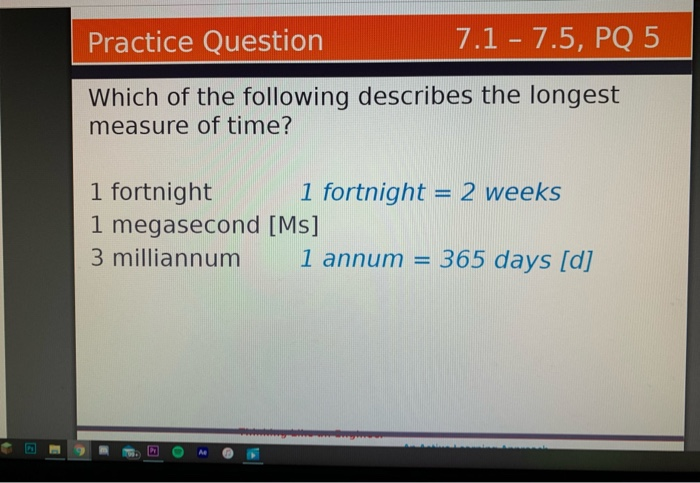 Solved Practice Question 7.1 - 7.5, PQ 4 An angstrom [8] is | Chegg.com