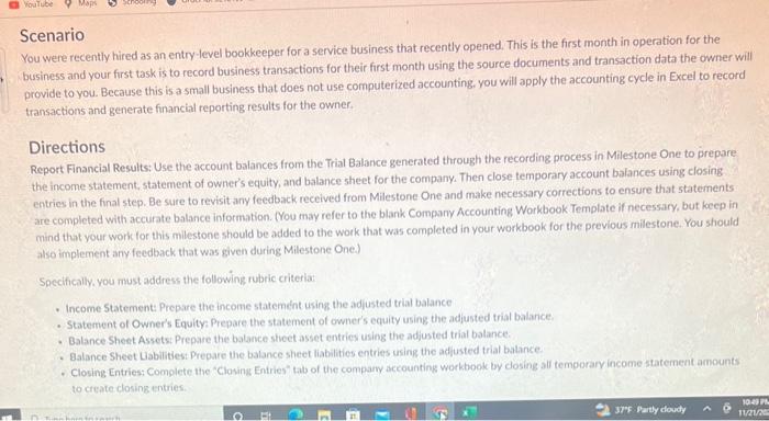 Solved Scenario You were recently hired as an entry-level | Chegg.com