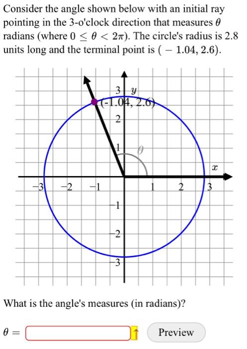Solved Consider the angle shown below with an initial ray | Chegg.com