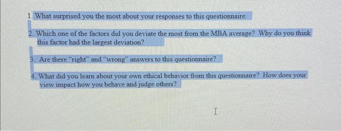 Solved SINS II SCALE SCORING KEY (Based On Robinson, | Chegg.com