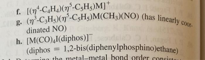 Solved 13.3 On the basis of the 18-electron rule, identify | Chegg.com