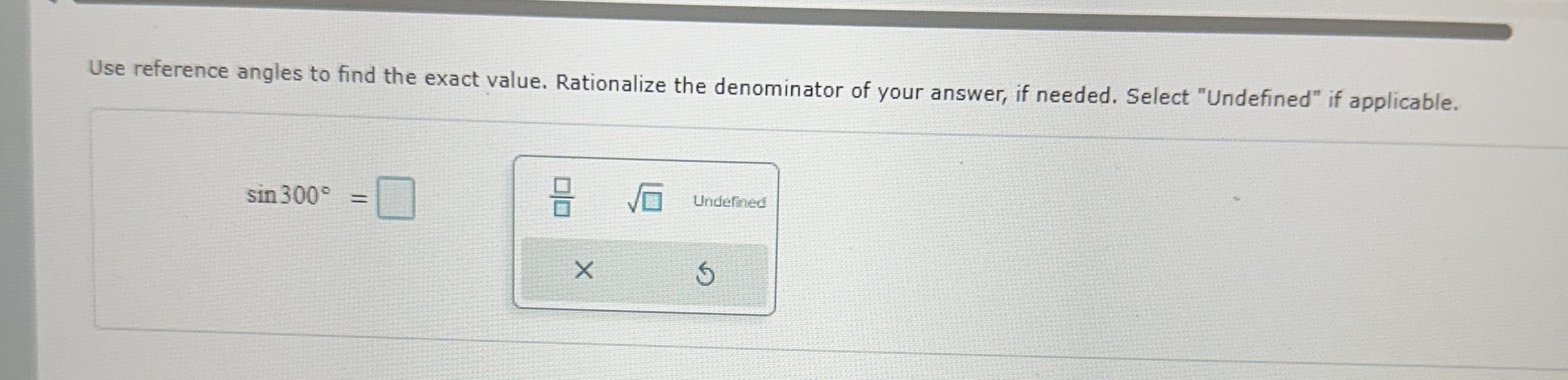 Solved Use reference angles to find the exact value. | Chegg.com