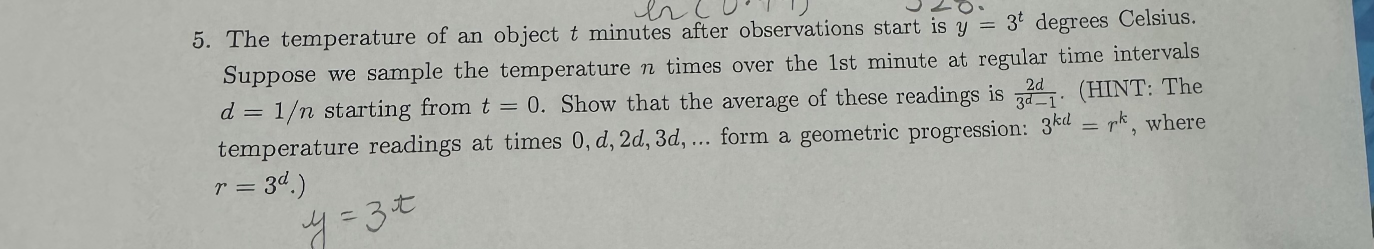 Solved Solve completely using geometric series and | Chegg.com
