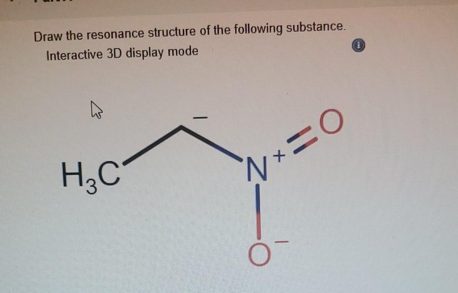 Solved Draw the resonance structure of the following | Chegg.com