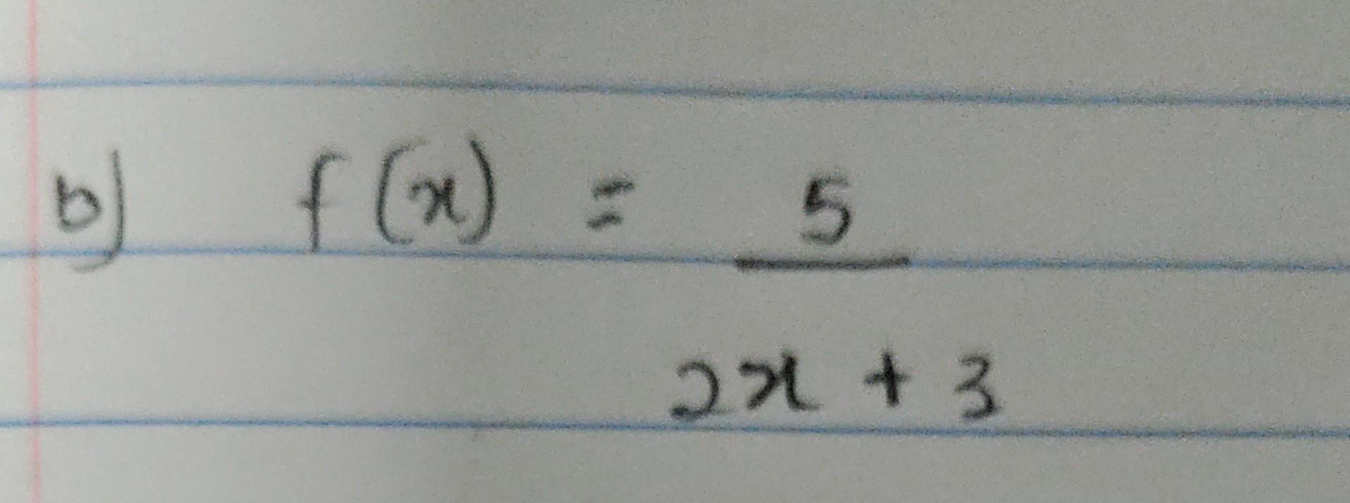 Solved b) f(x)=2x+35 | Chegg.com