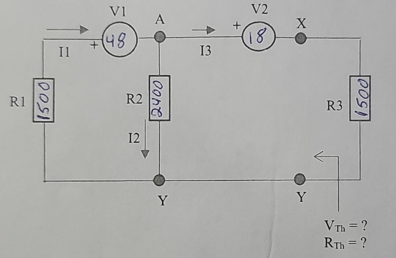 Solved This is a Circuits Question.Can you please show the | Chegg.com