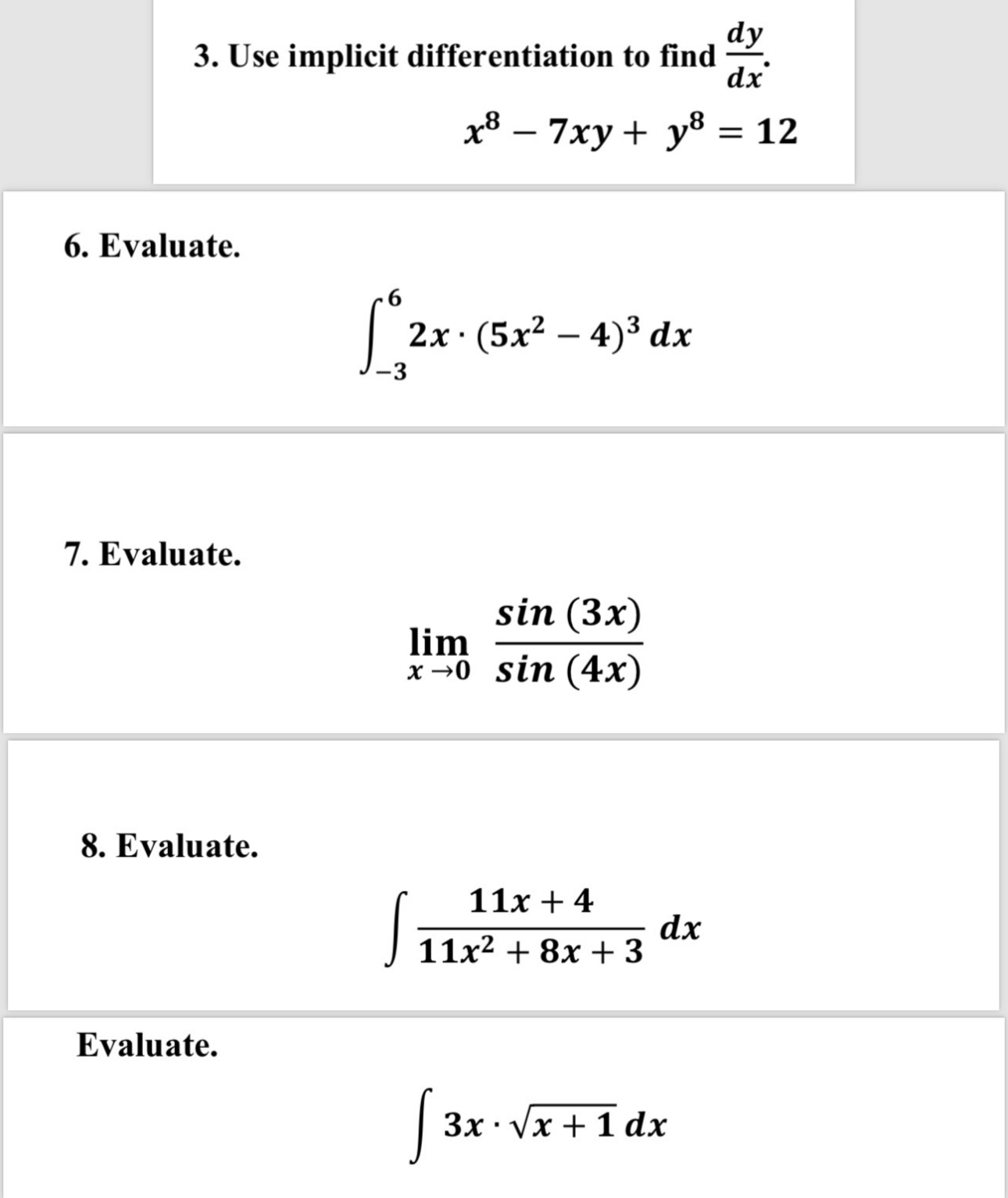 Solved Use implicit differentiation to find | Chegg.com