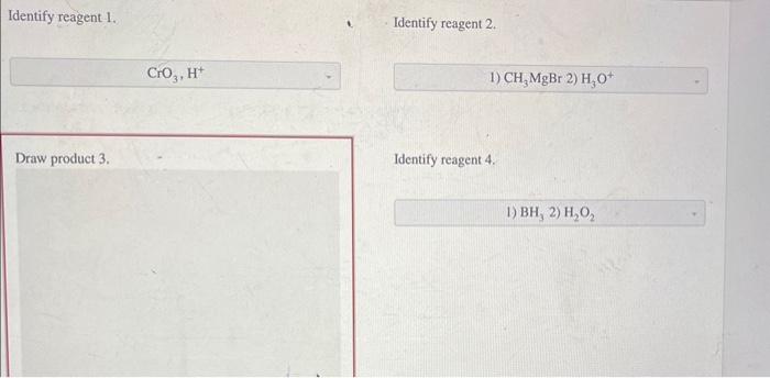 Solved Provide the missing compounds and reagents in the | Chegg.com