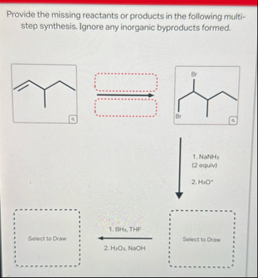 Solved Provide the missing reactants or products in the | Chegg.com