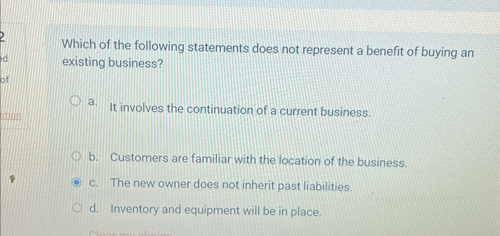 Solved Which of the following statements does not represent | Chegg.com