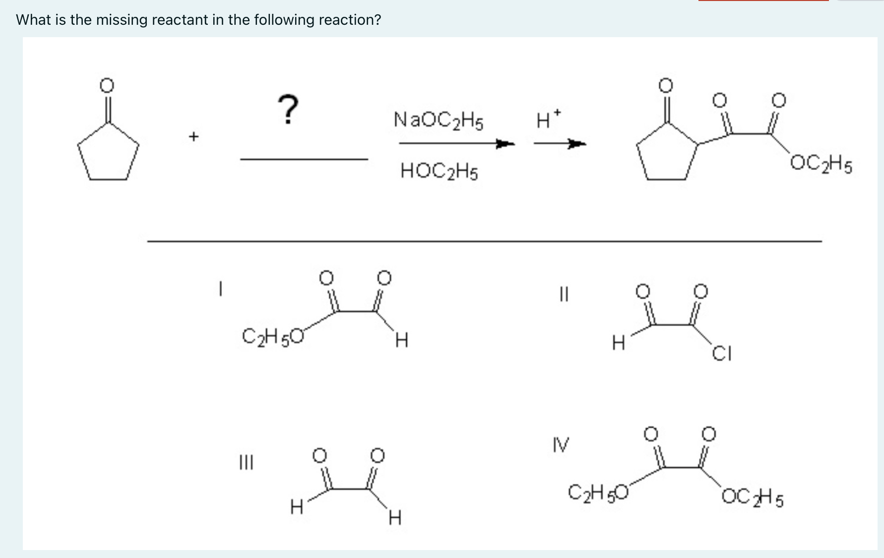 Solved What is the missing reactant in the following | Chegg.com