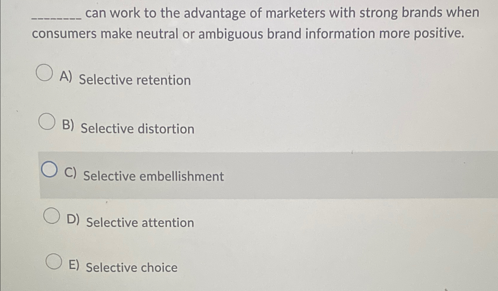 Solved can work to the advantage of marketers with strong | Chegg.com