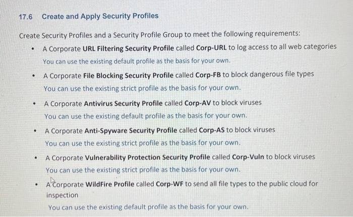 Solved Palo Alto Networks EDU 210 Lab 17: Capstone:Please | Chegg.com
