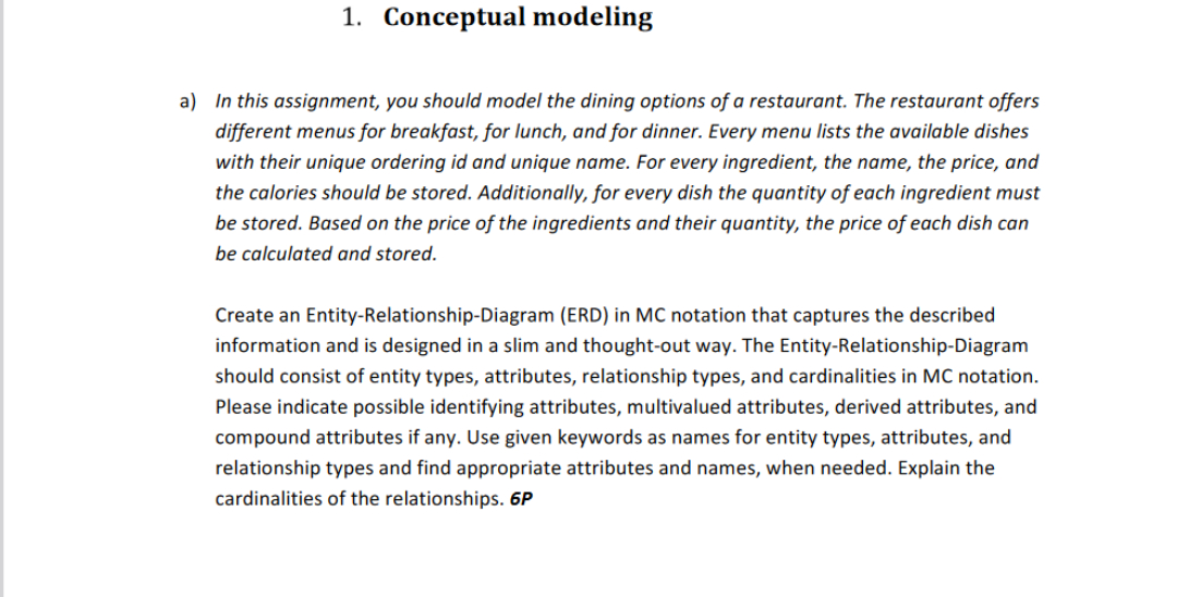 Solved In this assignment, you should model the dining | Chegg.com