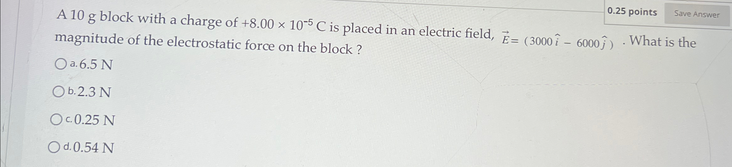 Solved A 10g ﻿block with a charge of +8.00×10-5C ﻿is placed | Chegg.com
