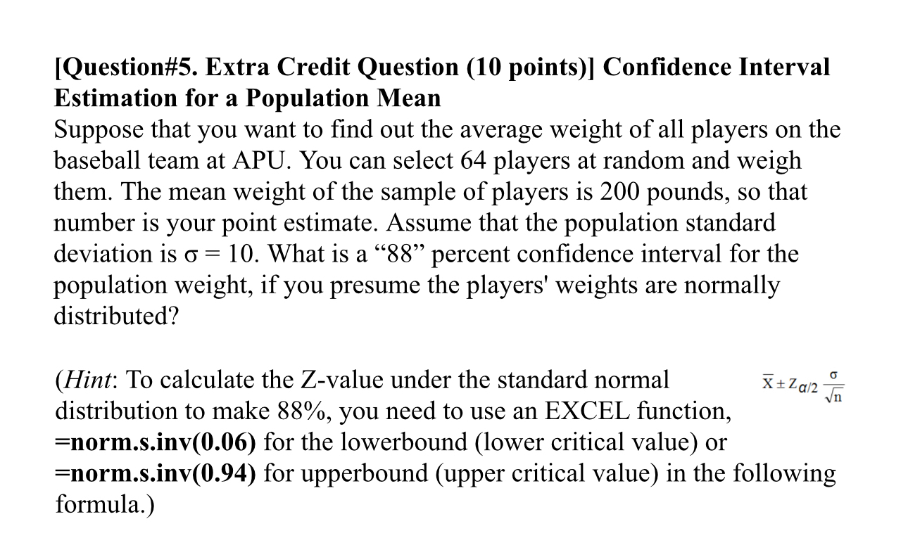 Solved [Question#5. ﻿Extra Credit Question (10 ﻿points)] | Chegg.com