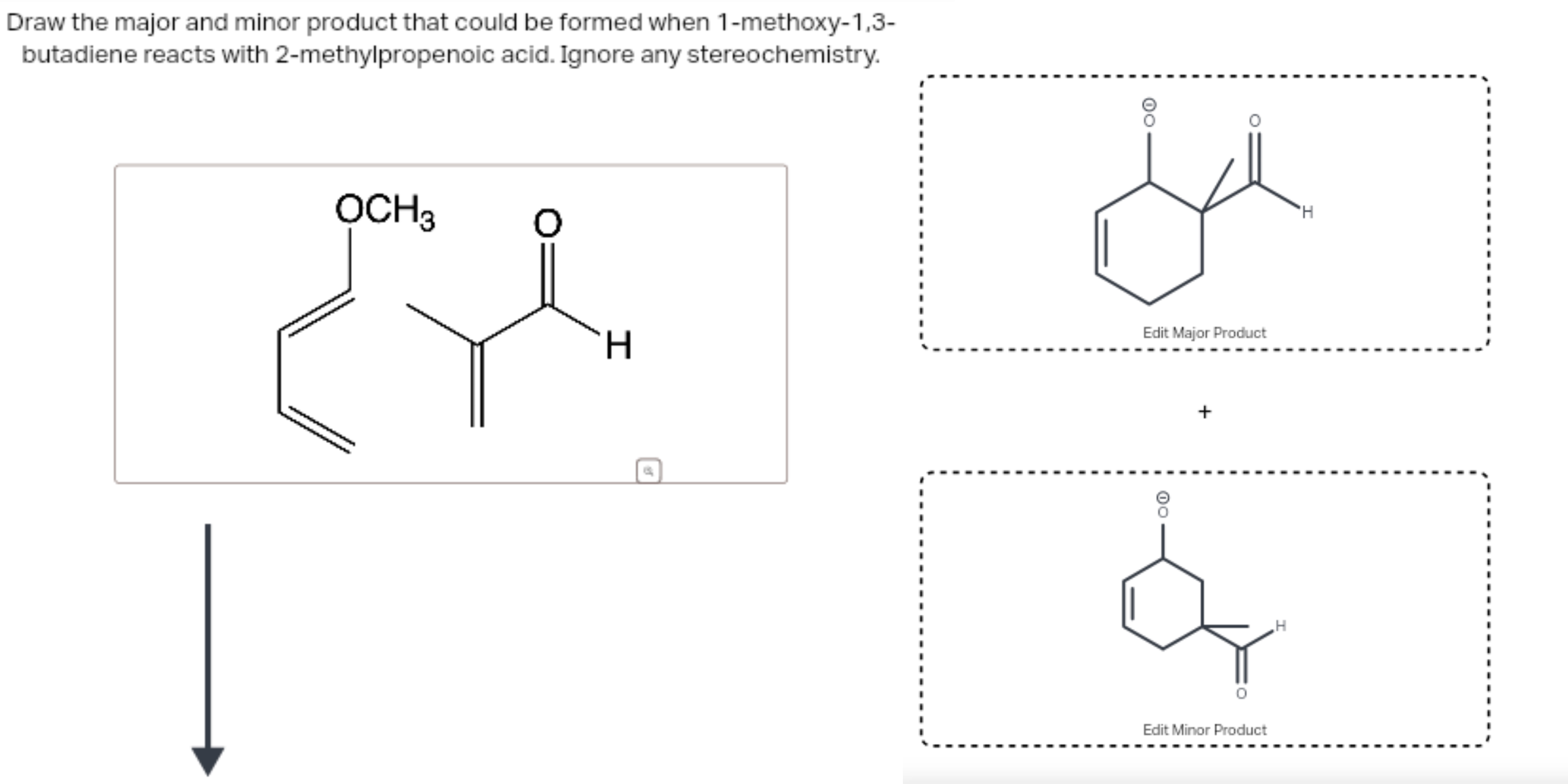 Solved Draw the major and minor product that could be formed | Chegg.com