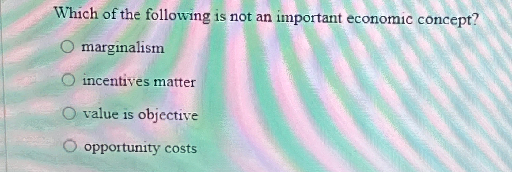 Solved Which of the following is not an important economic | Chegg.com