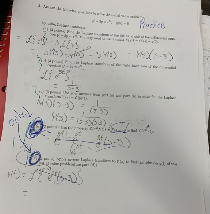 Solved 3. Answer the following questions to solve the | Chegg.com