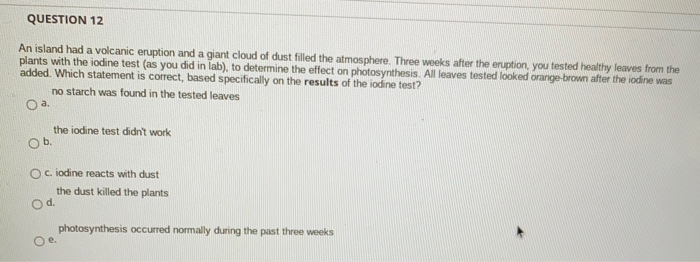 Solved An island had a volcanic eruption and a giant cloud | Chegg.com