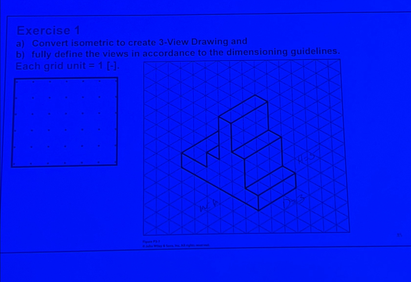 Solved Exercise 1a) Convert isometric to create 3 -View | Chegg.com Solved Exercise 1a) Convert isometric to create 3 -View | Chegg.com