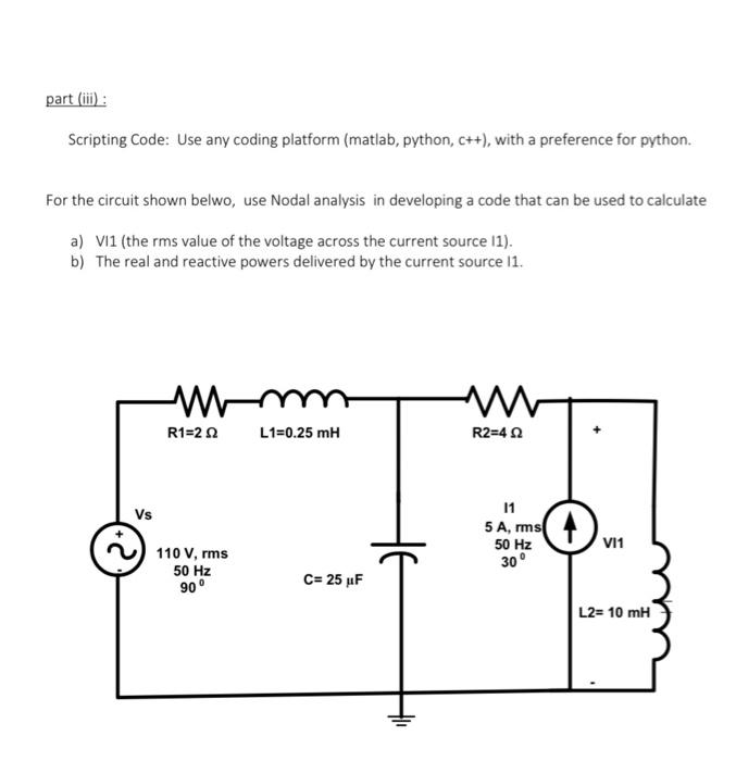 Solved Part Ii Scripting Code Use Any Coding Platform