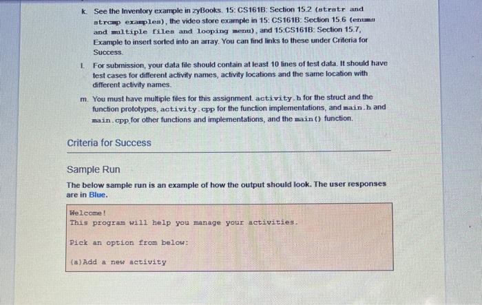 Solved What Your Program Should Do a. Write an interactive | Chegg.com