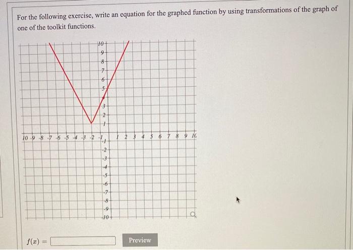Solved For the following exercise, write an equation for the | Chegg.com