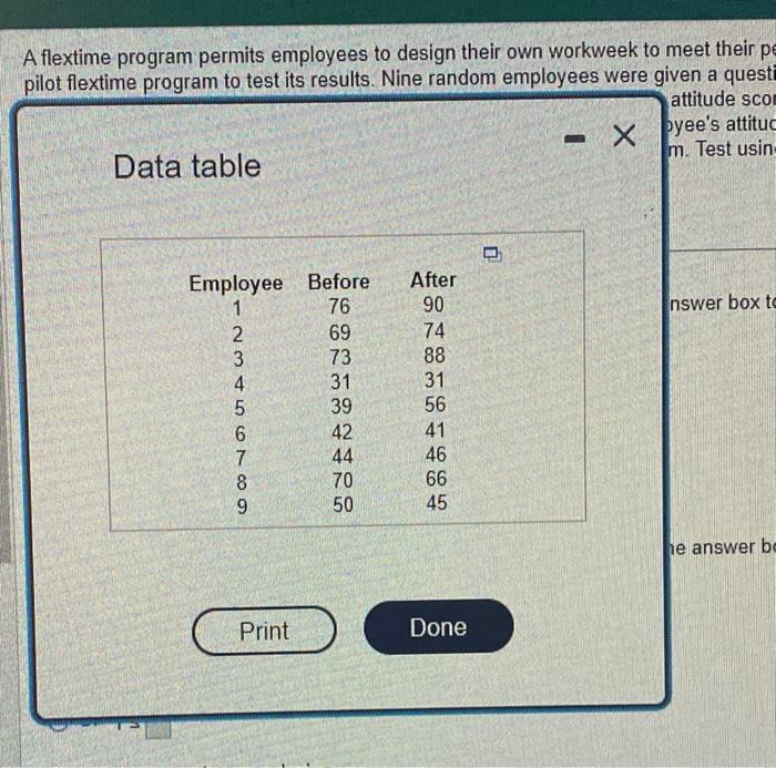 Solved A flextime program permits employees to design their | Chegg.com