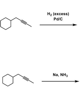 Solved H2 (excess) Pd/C | Chegg.com