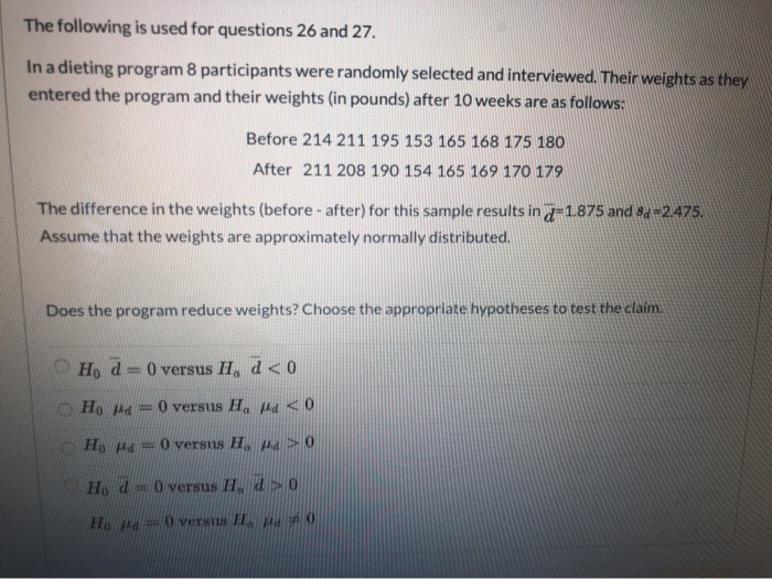 Solved The following is used for questions 26 and 27. In a | Chegg.com