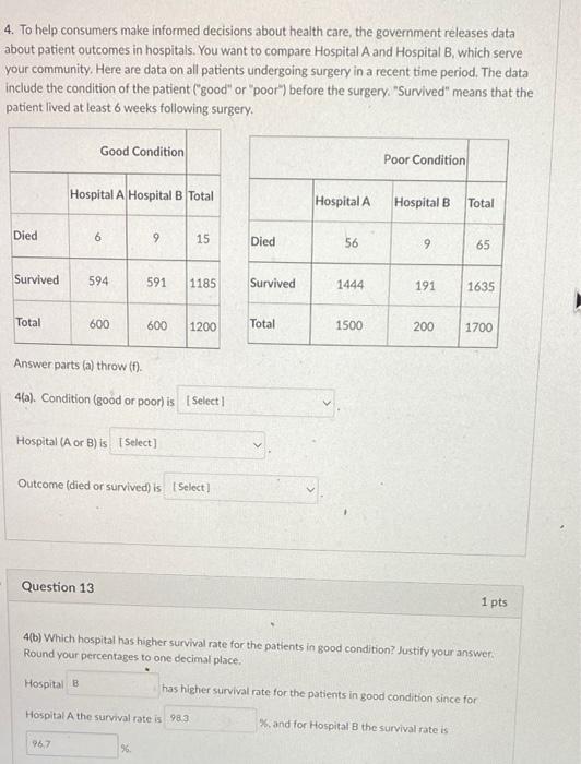Solved 4. To help consumers make informed decisions about | Chegg.com