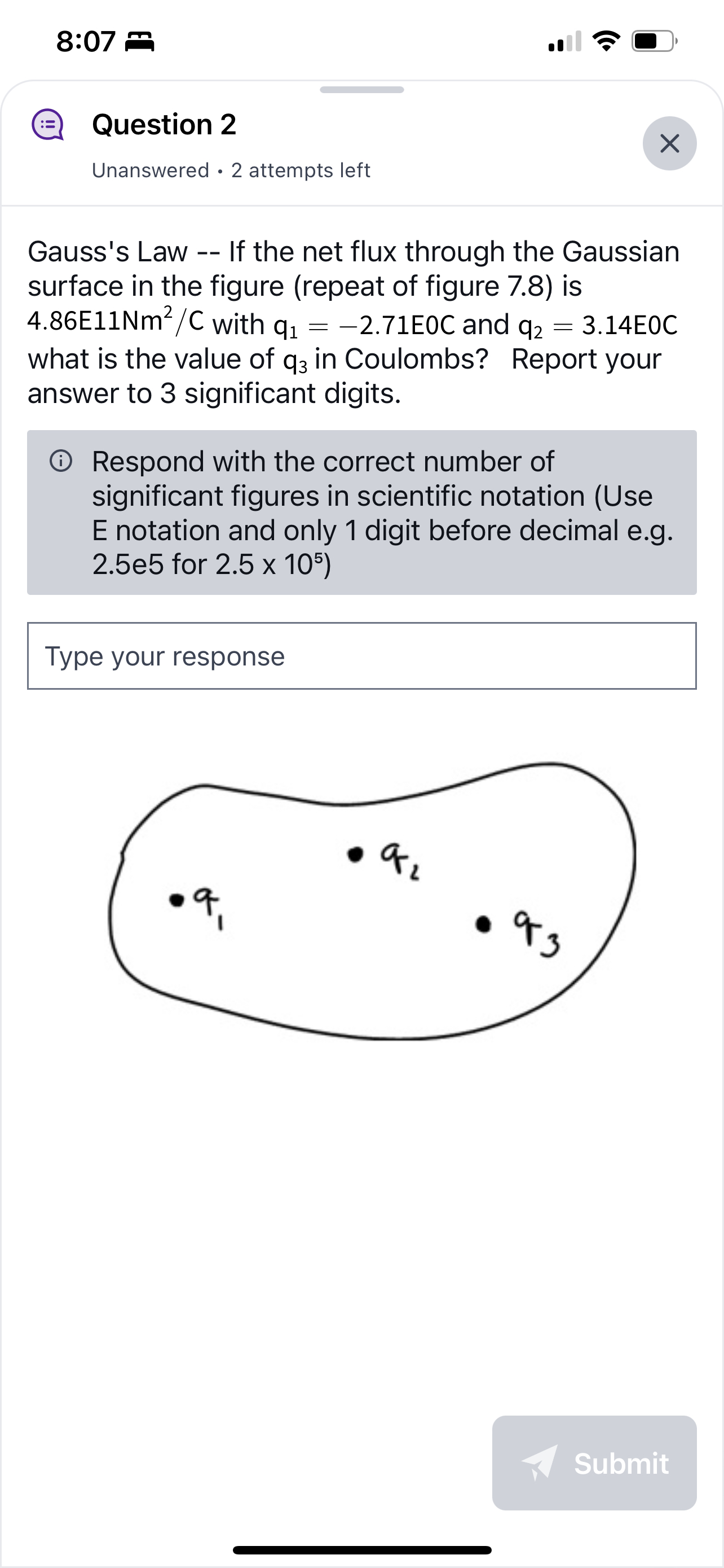 Solved Gauss's Law -- ﻿If the net flux through the | Chegg.com