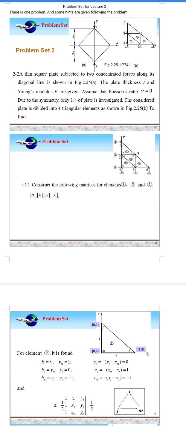 Problem Set for Lecture 2 There is one problem. And | Chegg.com