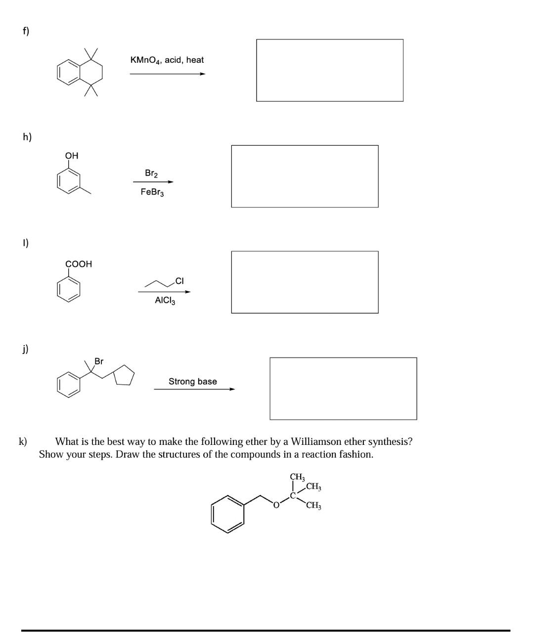 Solved Draw the structures of all products and clearly state | Chegg.com