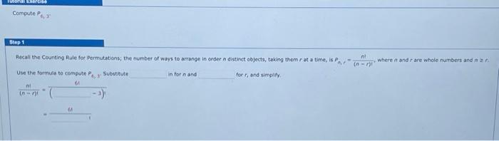 Solved Pecall the Counting Rule for Permutatons; the number | Chegg.com
