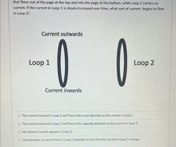 Solved that flows out of the page at the top and into the | Chegg.com