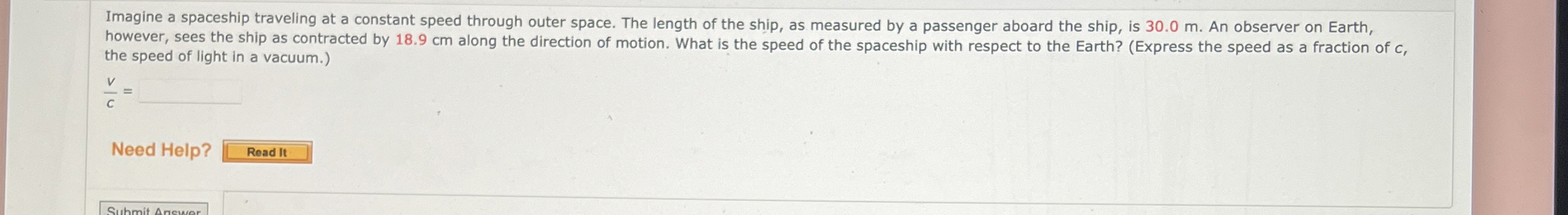 Solved Imagine a spaceship traveling at a constant speed | Chegg.com