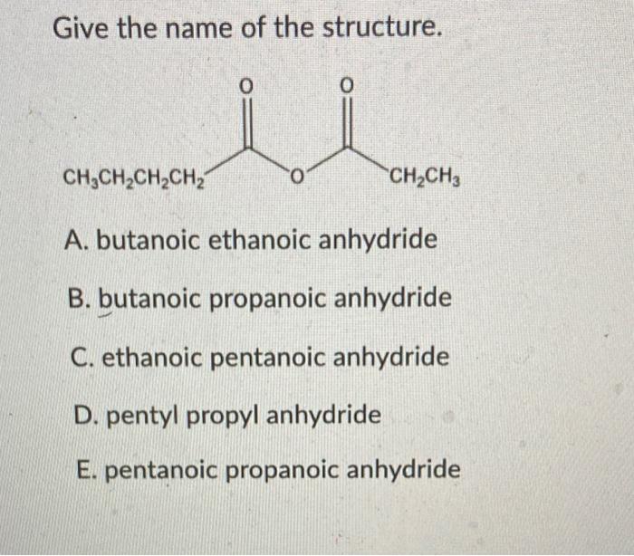 Solved Which of the following compounds is | Chegg.com