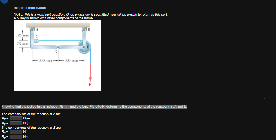 Solved Required informationNOTE: This is a mult-part | Chegg.com