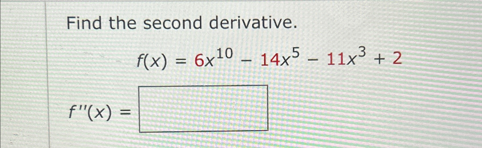 Solved Find the second | Chegg.com