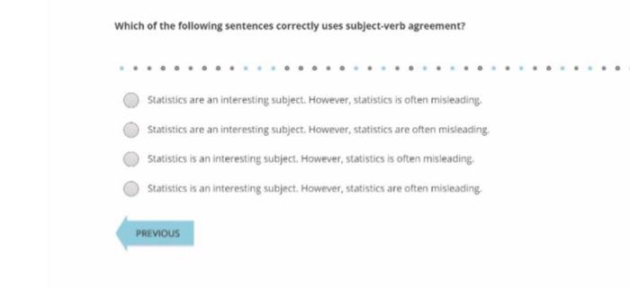 Solved Which of the following sentences correctly uses | Chegg.com