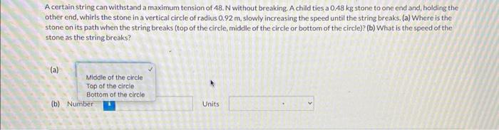 Solved A certain string can withstand a maximum tension of | Chegg.com