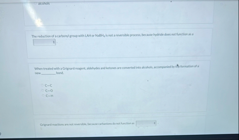 Solved The reduction of a carbomil group with LAH or NaBH4 | Chegg.com