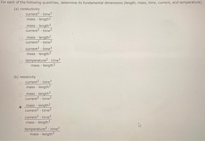 Solved For each of the following quantities, determine its | Chegg.com